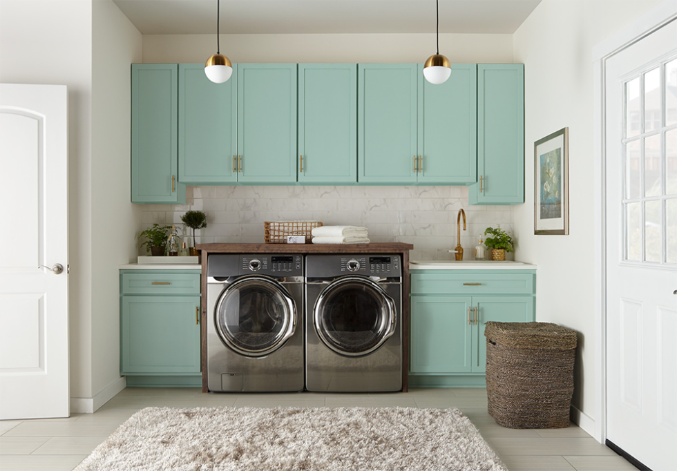 Fresh as Spring Laundry Room Makeover - The Perfect Finish Blog by KILZ®