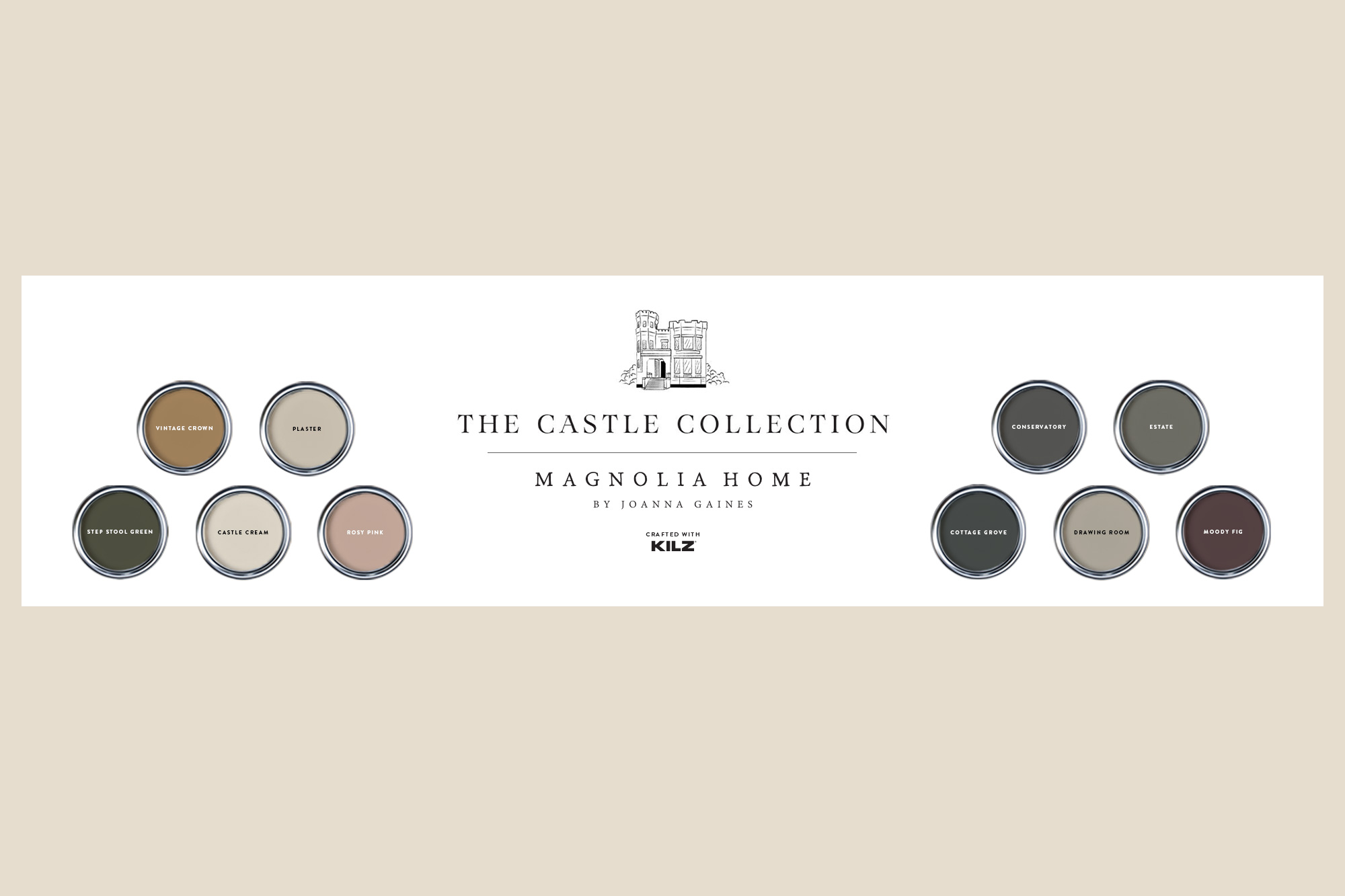The Castle Collection – Magnolia Home Paint - KILZ Blog